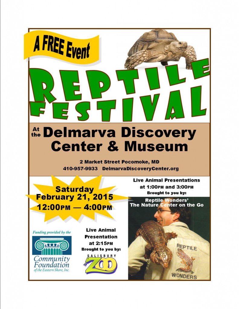 reptile festival flyer - Delmarva Business Directory Salisbury Business ...