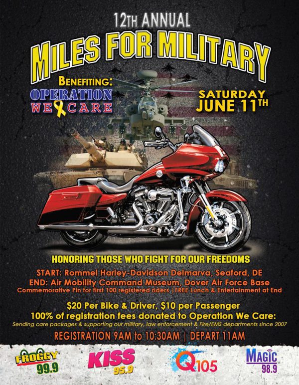 Motorcycle Ride to Benefit Local Organization Operation We Care - SBJ