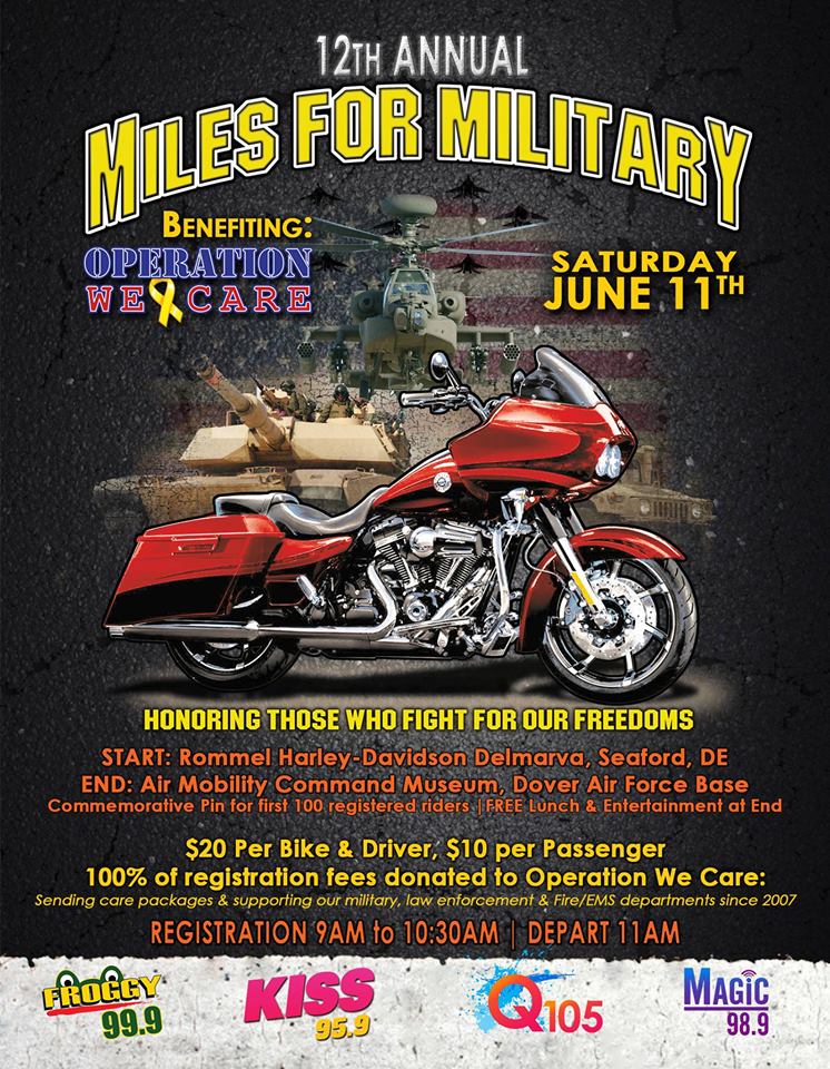 Motorcycle Ride to Benefit Local Organization Operation We Care - SBJ