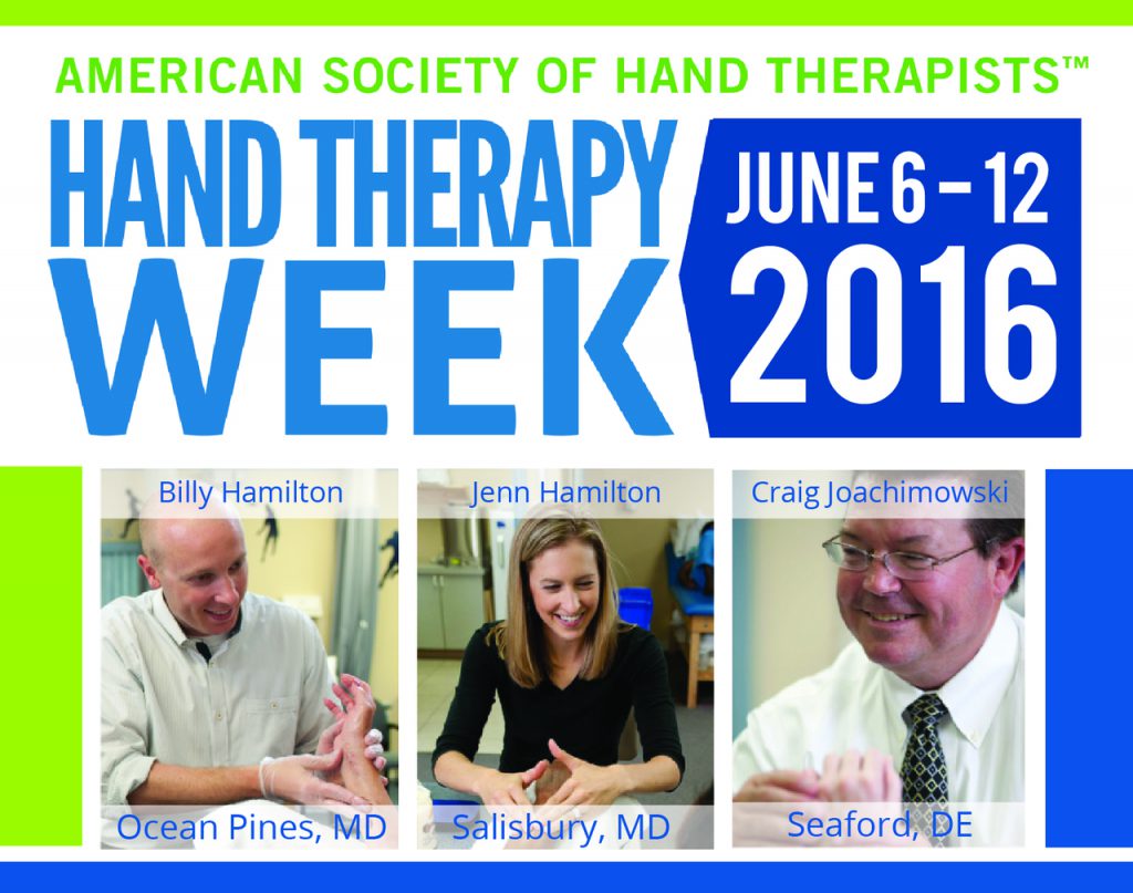 National Hand Therapy Week - SBJ