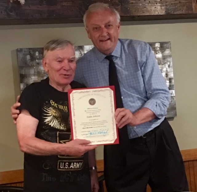 SENATOR MATHIAS WELCOMES HOME AND THANKS VIETNAM VETS AT SHORE REUNION ...