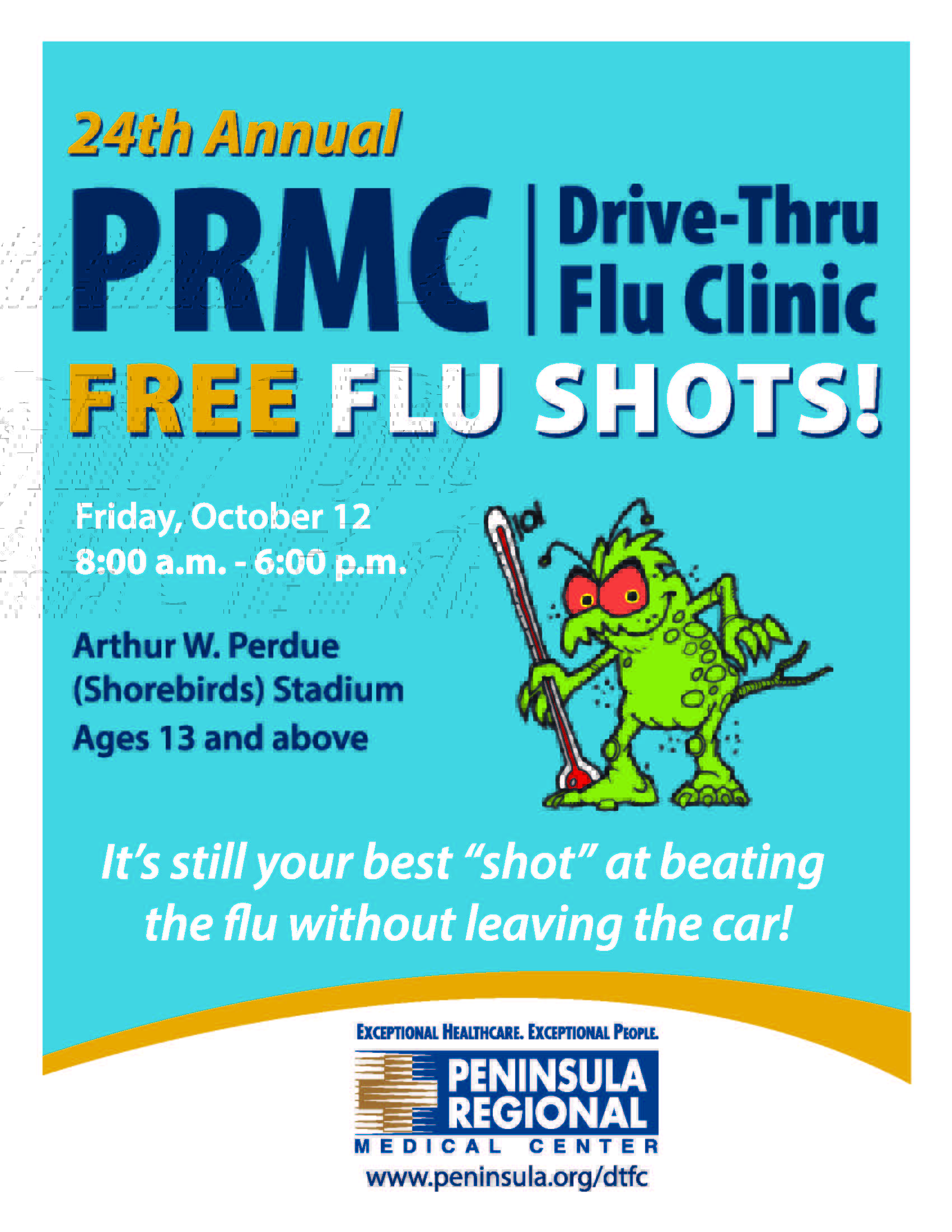 PRMC Hosts 24th Annual Drive Through Flu Shot Clinic - SBJ