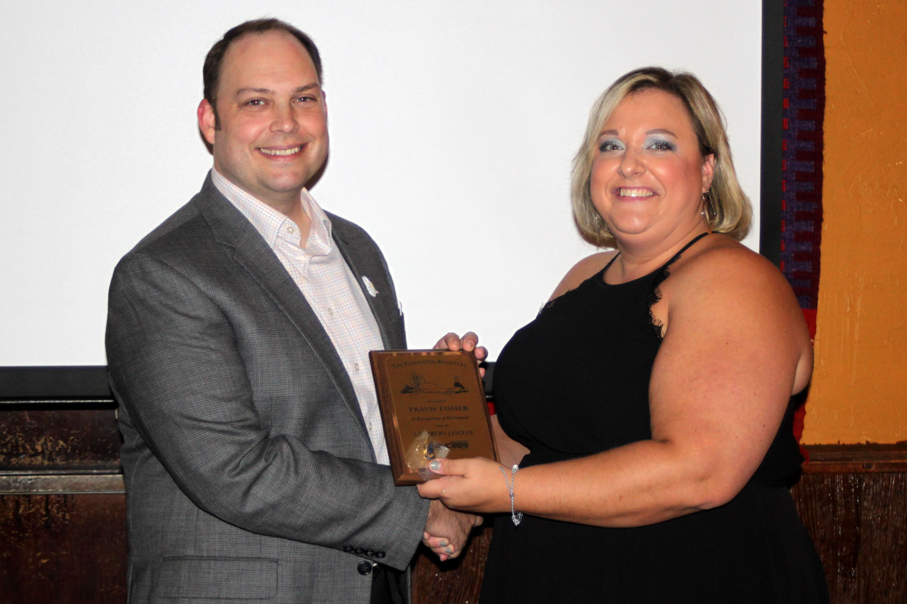 Fisher earns Salisbury Jaycees' "Exhausted Rooster" award - SBJ