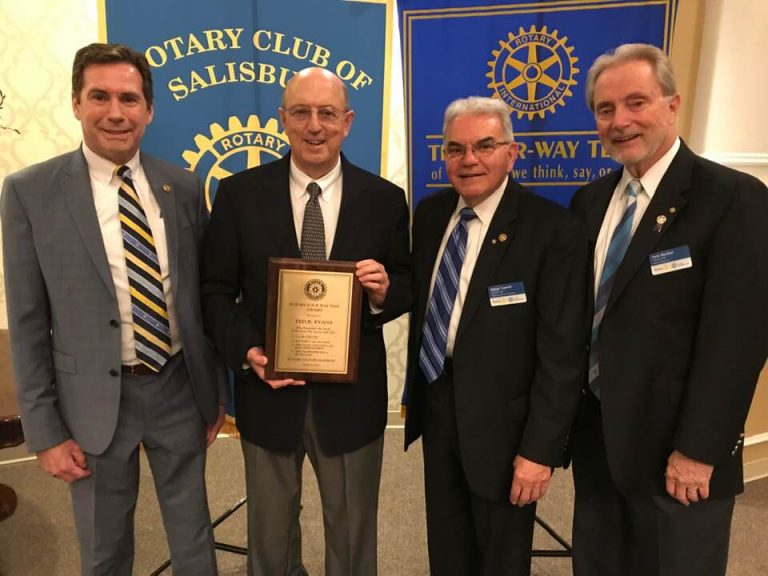 Rotary Club Of Salisbury Names Ted R. Evanc As Ita 2019 Four-Way Test ...