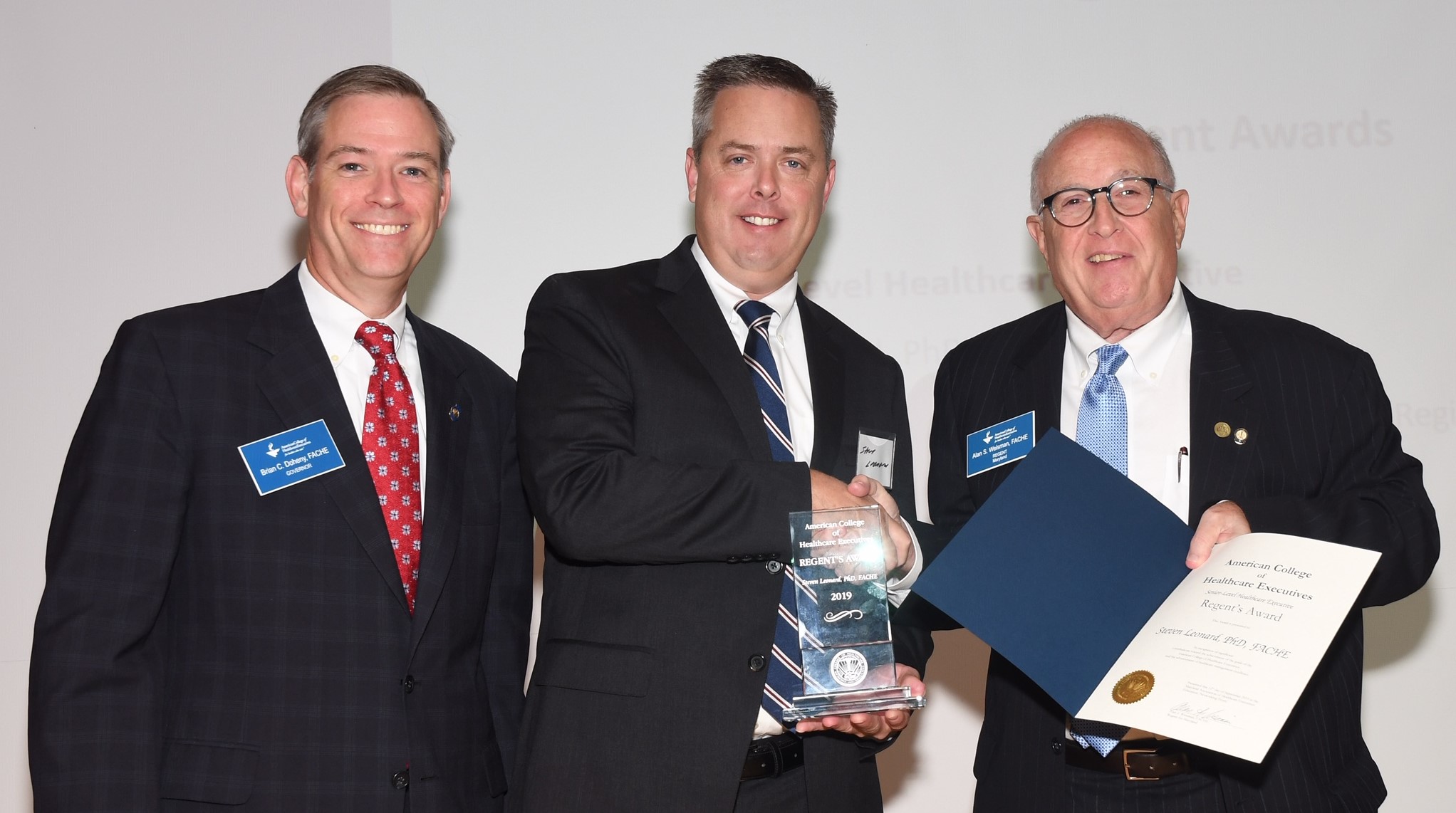 PRMC's Steve Leonard Receives ACHE Regent's Award - SBJ