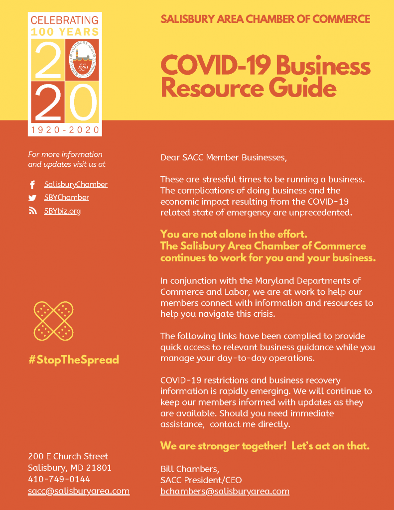 SACC Provides COVID-19 Business Resource Guide - SBJ