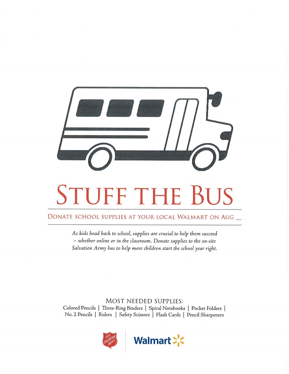 The Salvation Army Joins Forces With Walmart to “Stuff the Bus” - SBJ