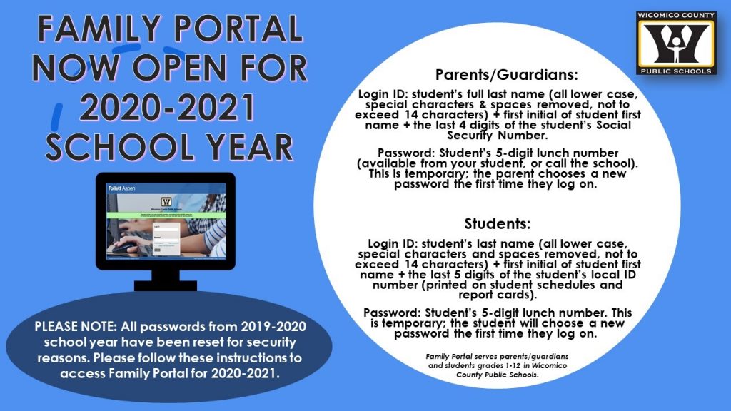 Family Portal Now Open for 2020-2021 School Year - SBJ