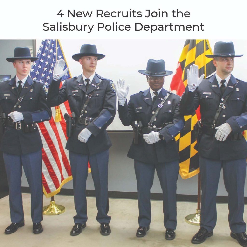 4 New Recruits Join the Salisbury Police Department - SBJ