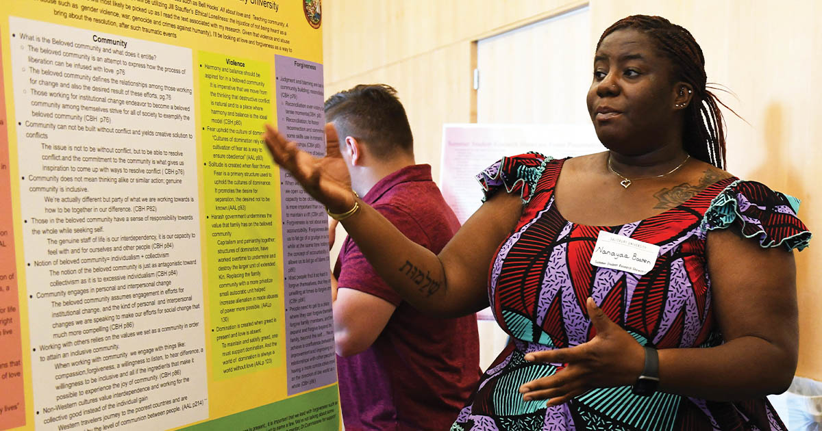 SU Hosts Summer Student Research Showcase August 31 - SBJ