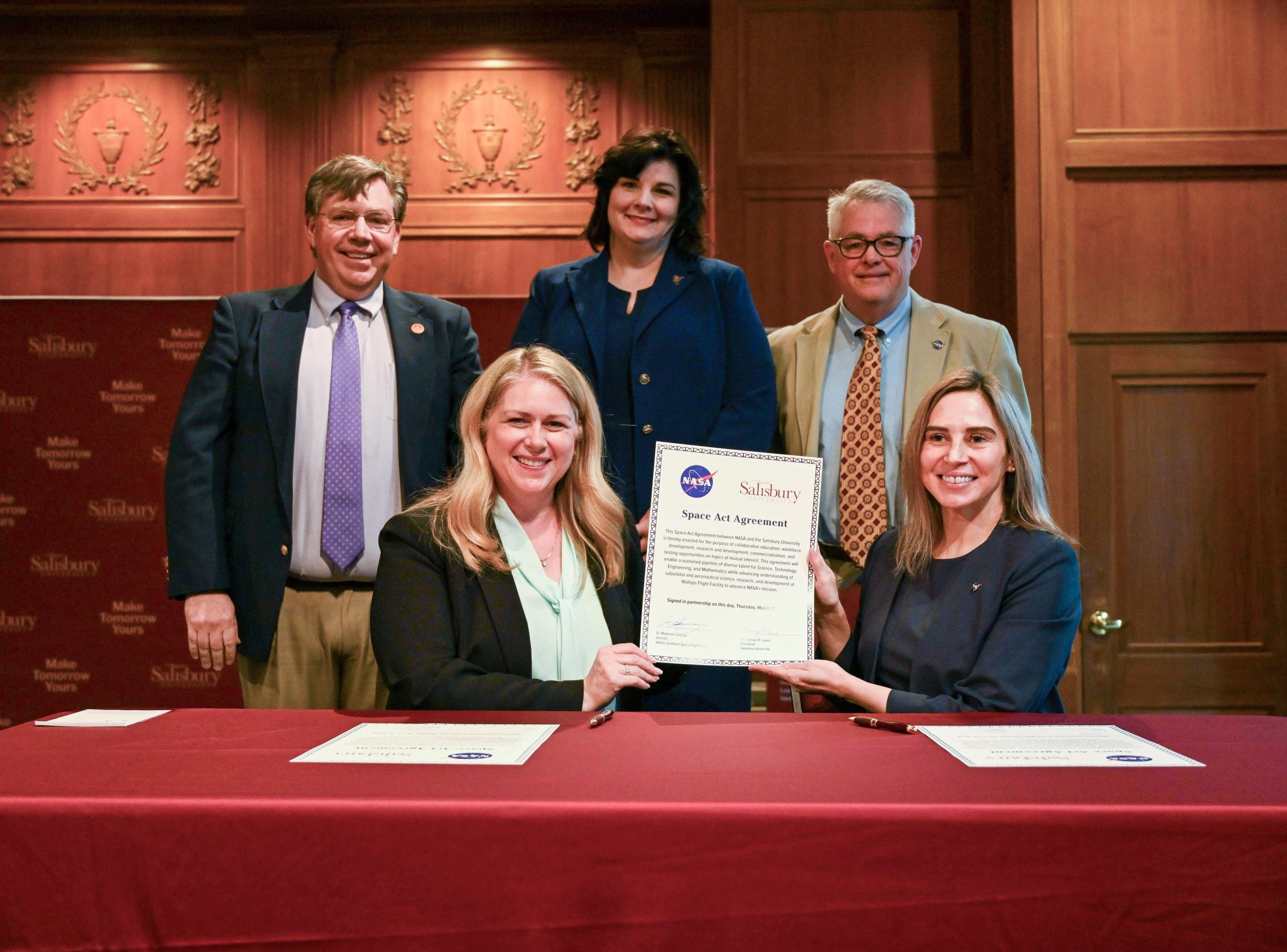 SU, NASA Formalize Partnership for Student Opportunities Through Space ...