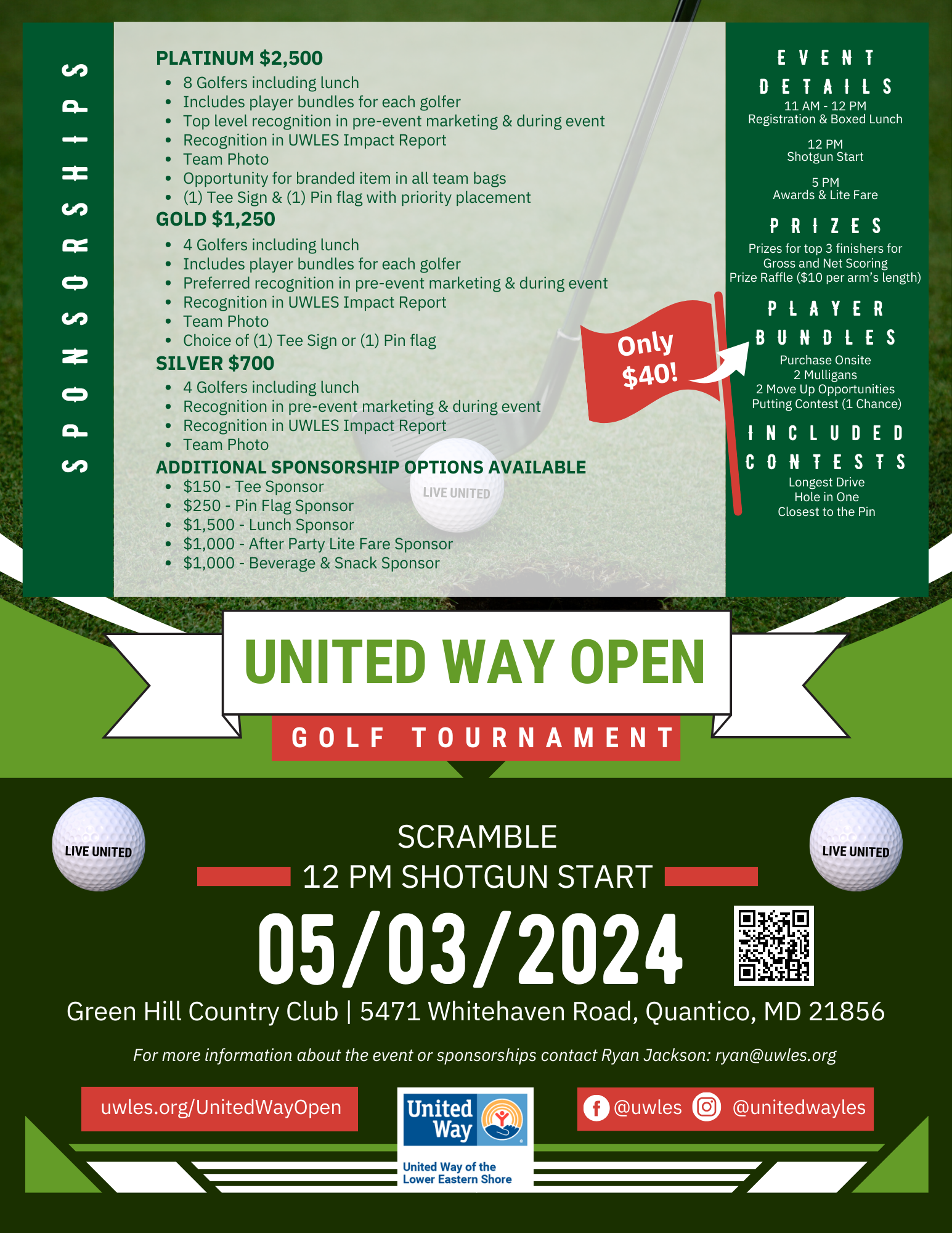 United Way Open Golf Tournament at Green Hill Country Club - SBJ