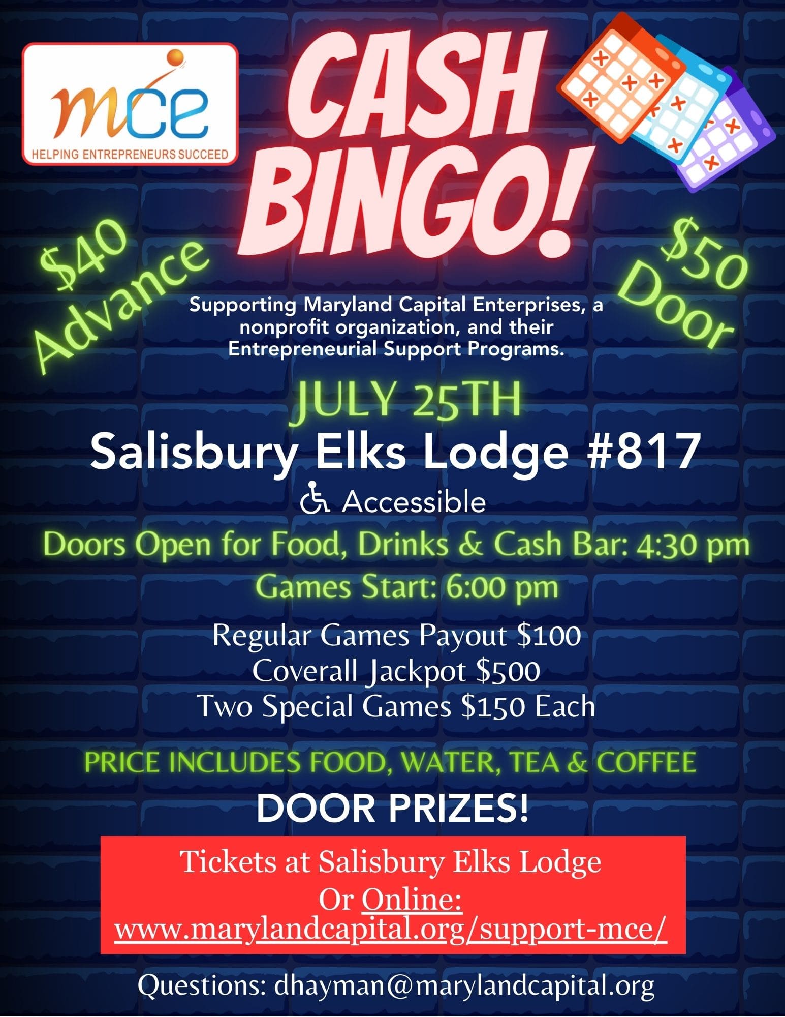 Exciting Cash Bingo Event to Support Local Entrepreneurs! - SBJ