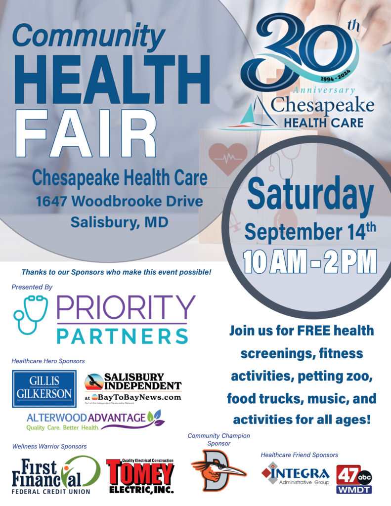 Celebrate 30 Years of Healthcare Excellence at Chesapeake Health Care’s ...