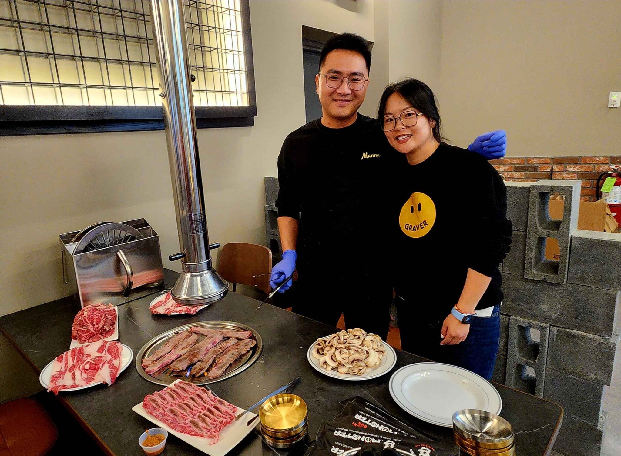 Smoking Monster Korean BBQ and Sushi Bar Sneak Peak of Restaurant