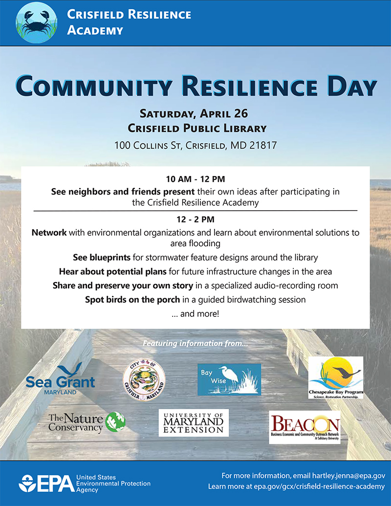 Crisfield Resilience Academy Presents Community Resilience Day - SBJ