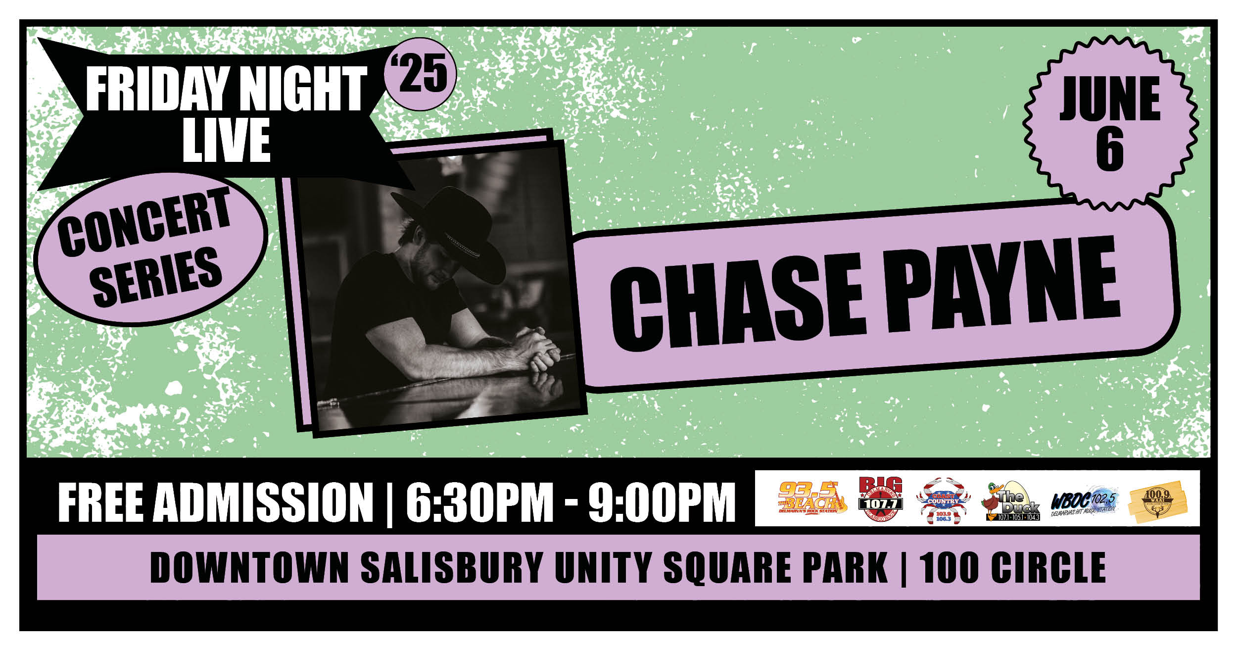 Friday Night Live Continues with Chase Payne at Unity Square - SBJ