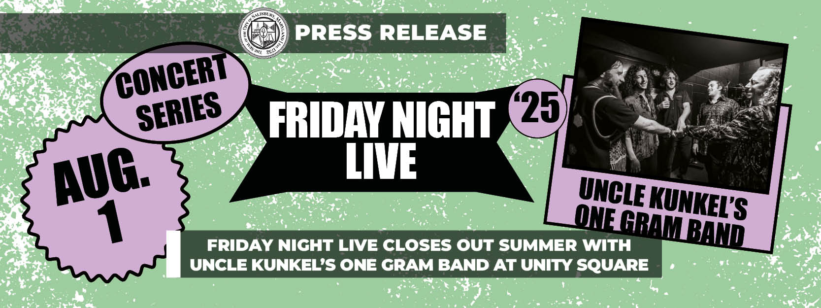 Friday Night Live Closes Out Summer with Uncle Kunkel’s One Gram Band - SBJ