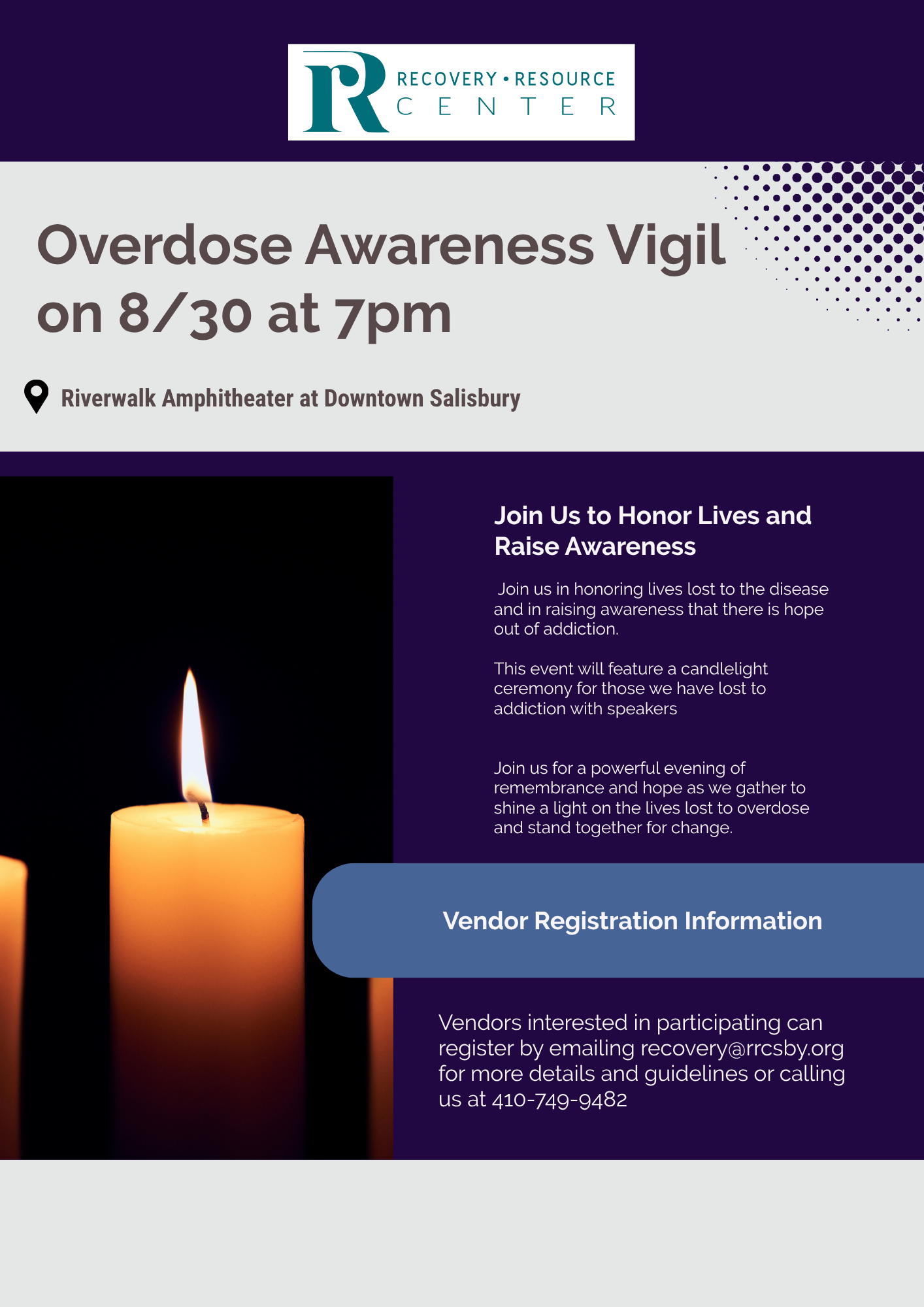 Community Gathers for Overdose Awareness Vigil to Honor Lives Lost and ...