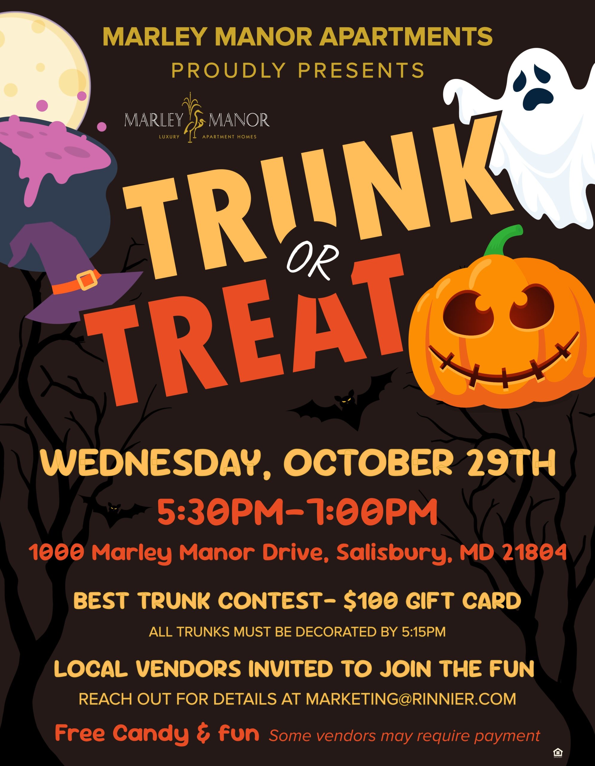 Marley Manor Apartments to Host Annual Trunk or Treat Event - SBJ