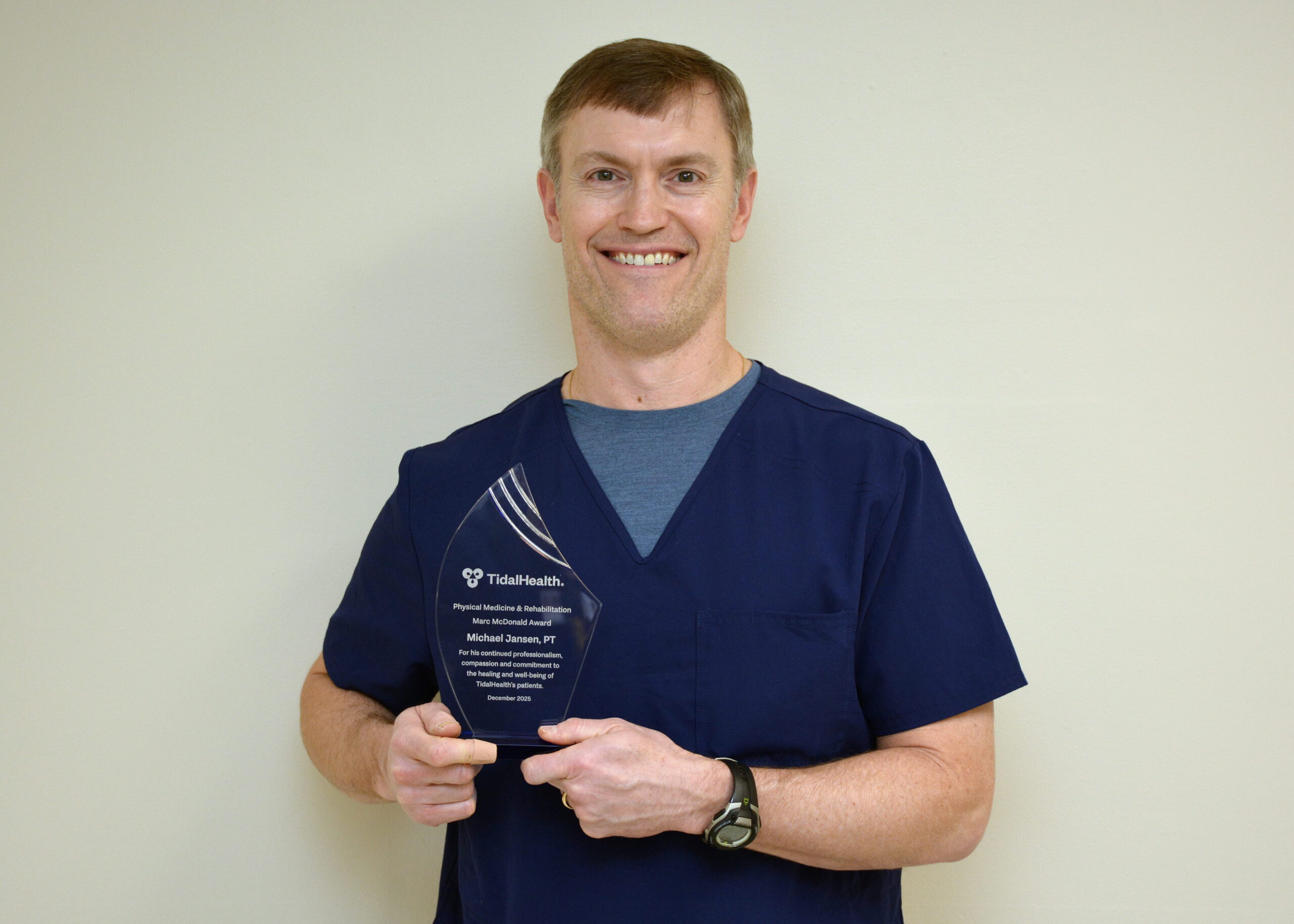 Jansen named TidalHealth’s December 2025 Marc McDonald Awardee - SBJ