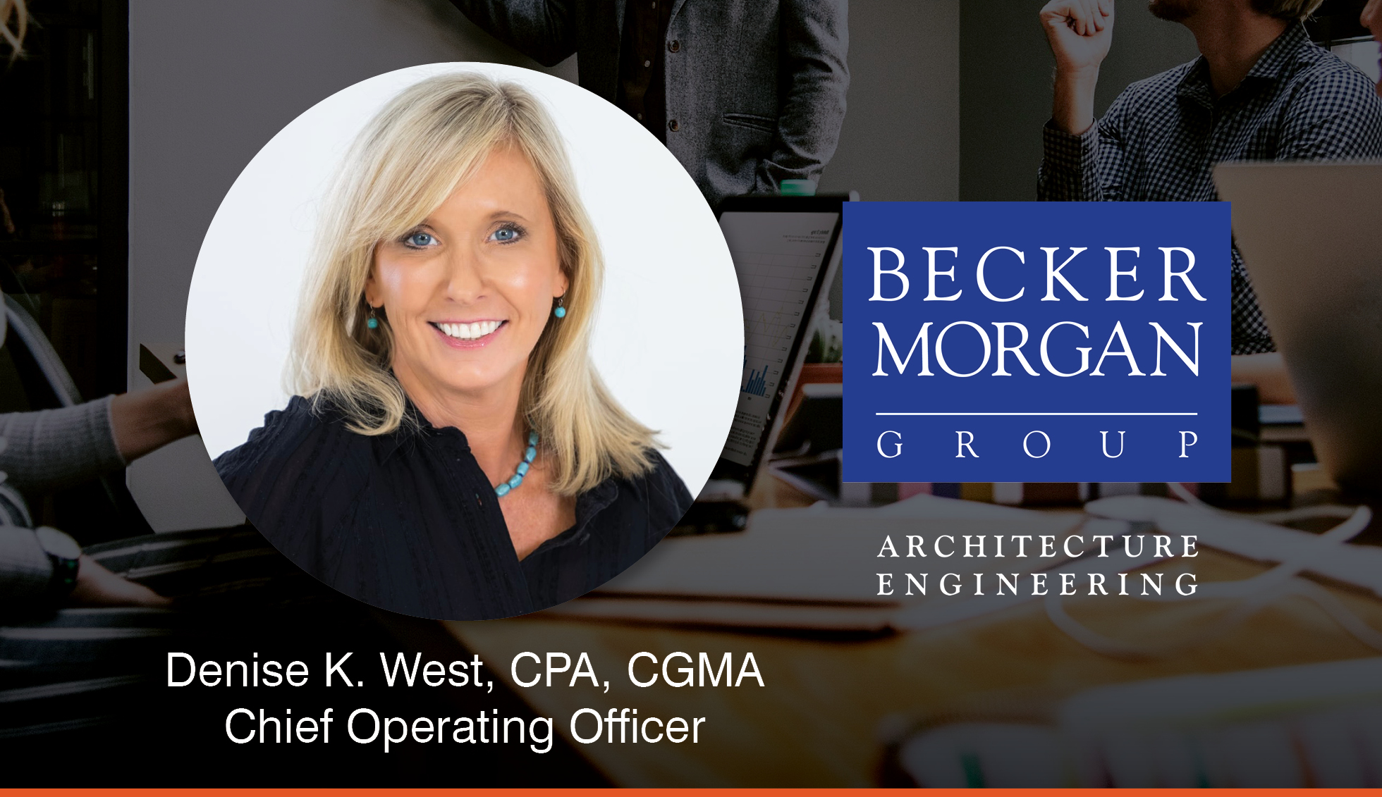 Becker Morgan Group Welcomes Denise West as New Chief Operating Officer ...