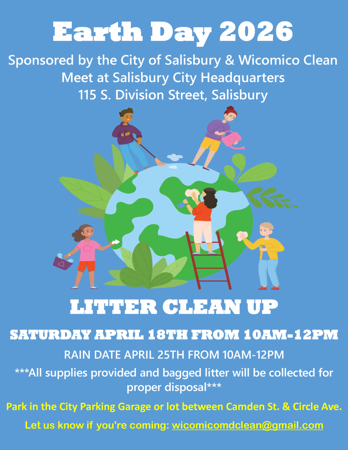 Earth Day 2026 Litter Clean Up Event - SBJ